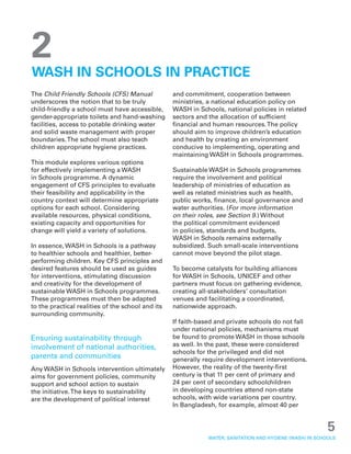 Water, Sanitation and Hygiene (WASH) in Schools | PDF