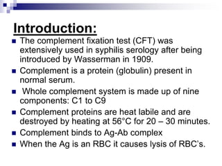 PRACTICAL 18: COMPLEMENT FIXATION TEST.ppt