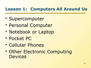 COMPUTERS ALL AROUND US | PPT