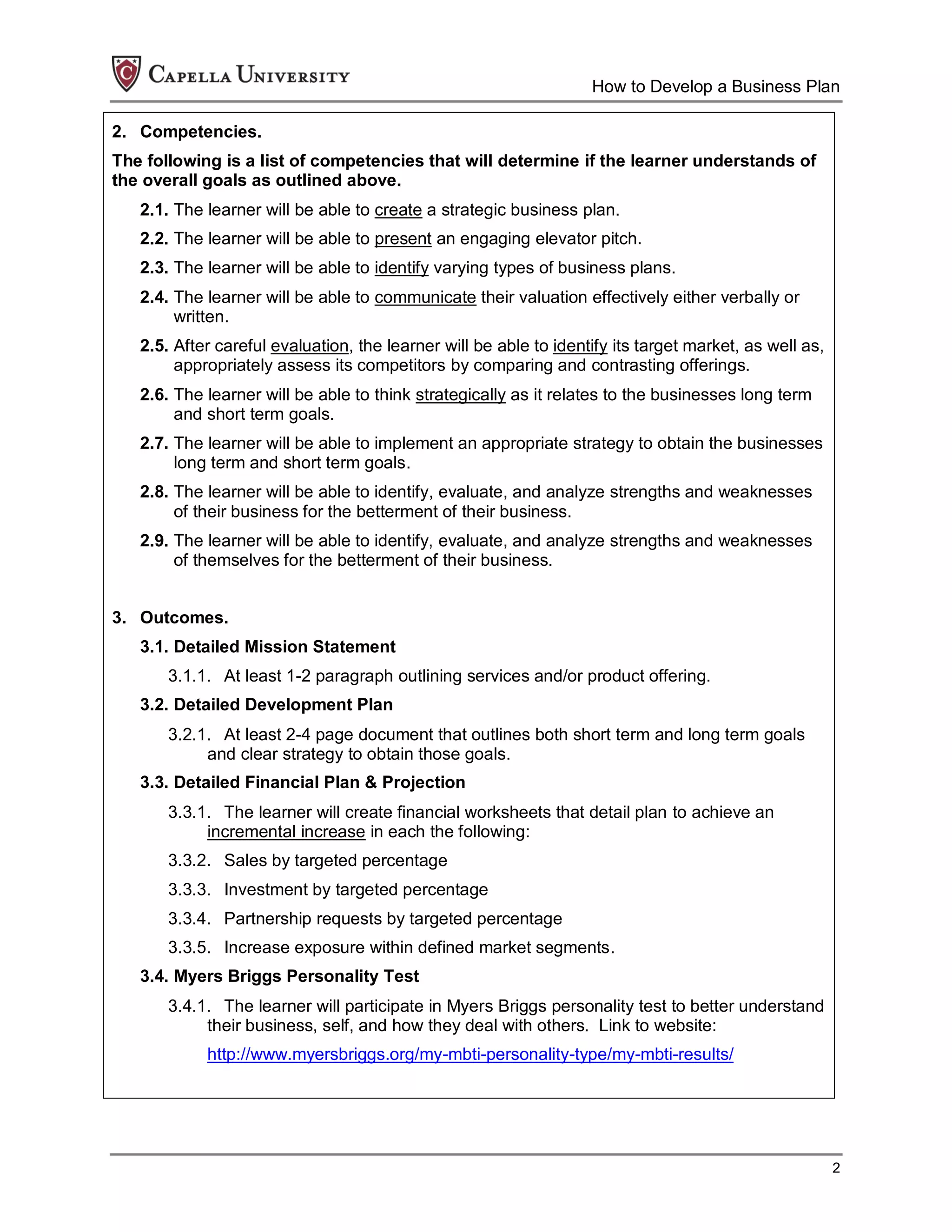 Writing an effective business plan | PDF