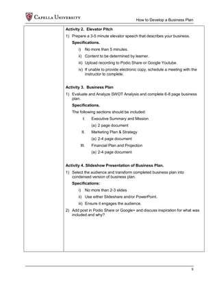 Writing an effective business plan | PDF