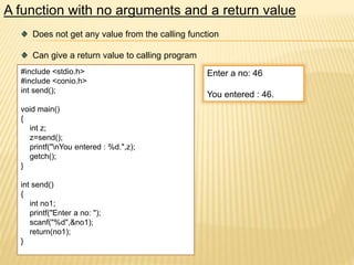 C function | PPTX