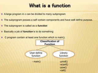 C function | PPT