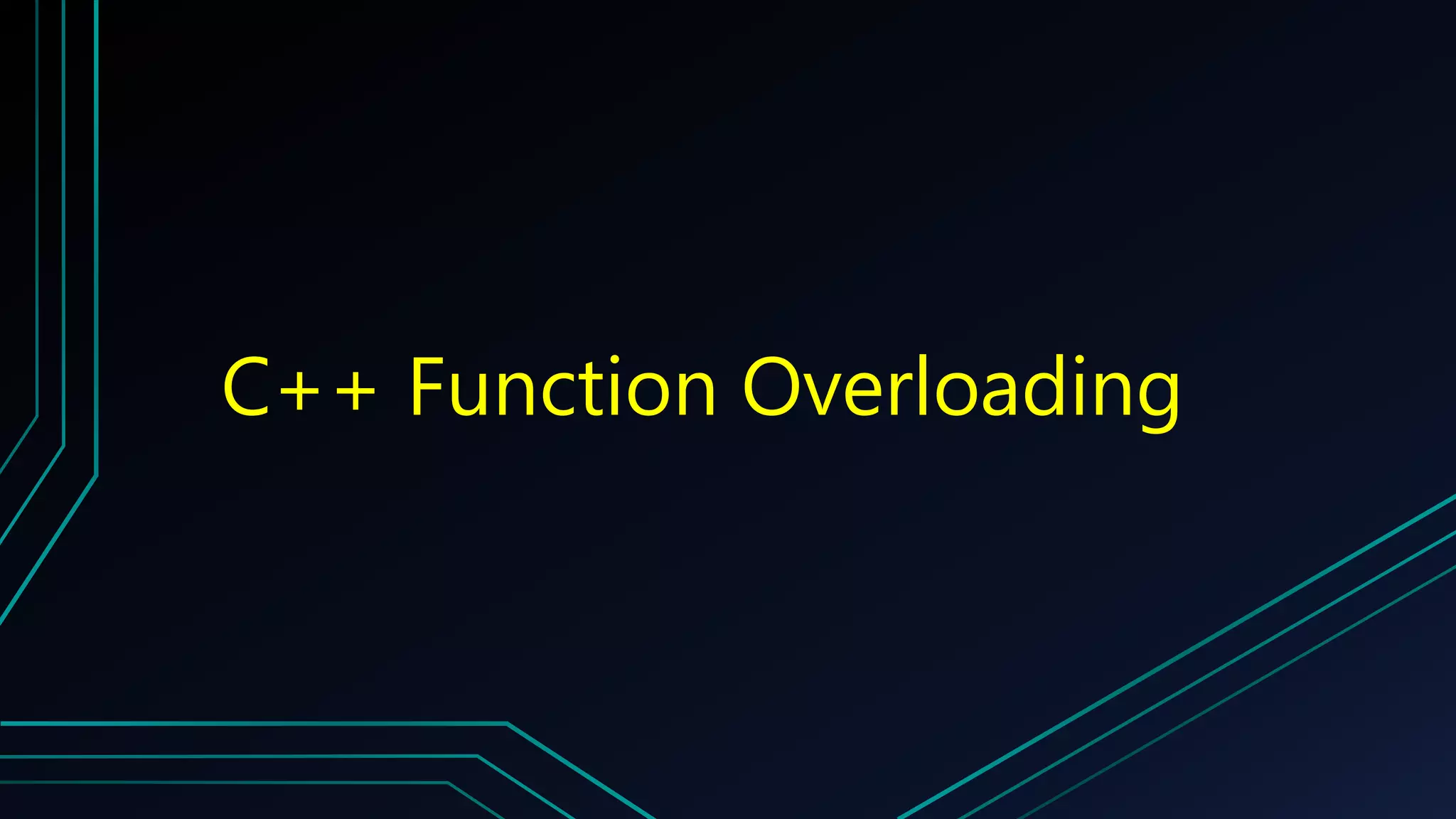 C Function Overloadingpptx