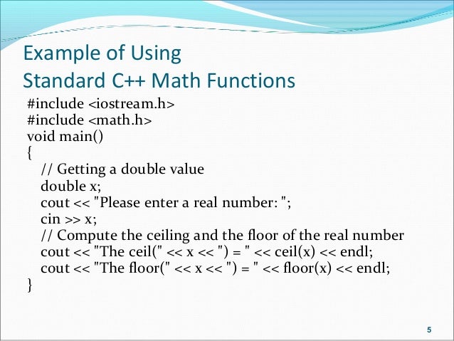 C++ Functions