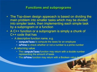 C++ Functions.ppt