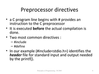 C fundamentals | PPT