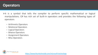 C# Fundamentals - Basics of OOPS - Part 2 | PPT