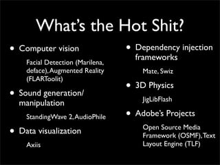 Doug McCune - Using Open Source Flex and ActionScript Projects | PDF