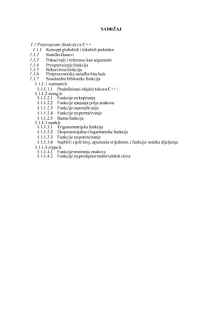 C++ funkcije | PDF
