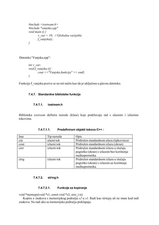C++ funkcije | PDF