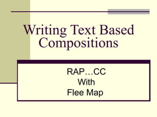 Text based composition flee map lesson[1][1] | PPT