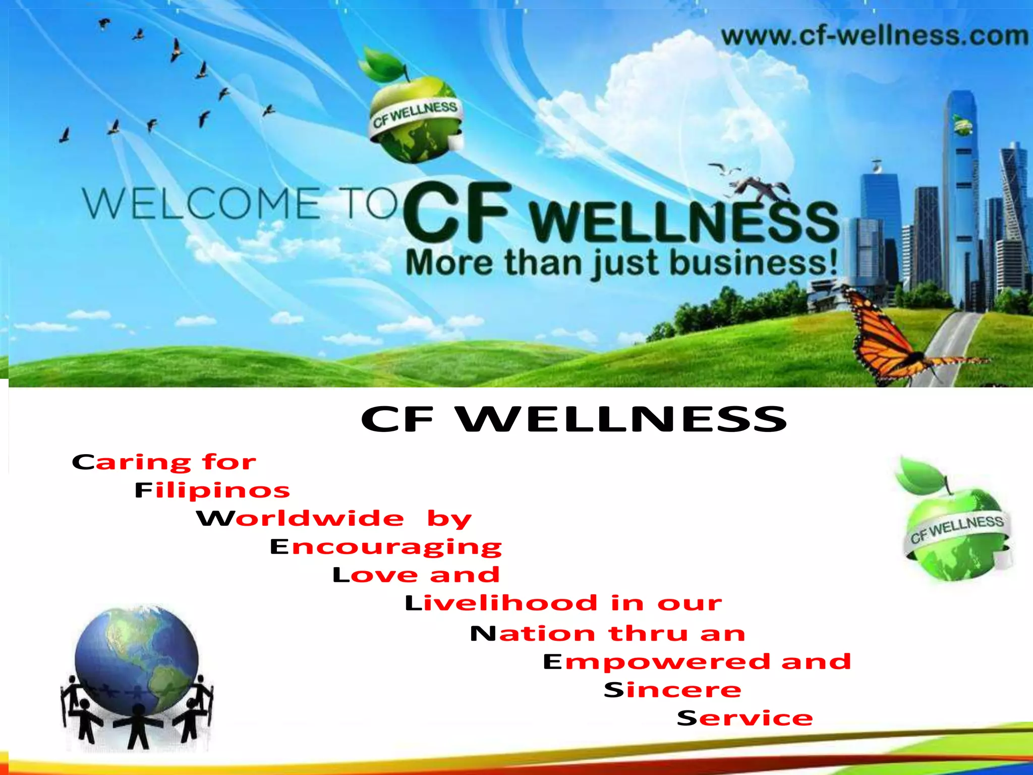 Cf wellness product & mktg presentation | PPTX