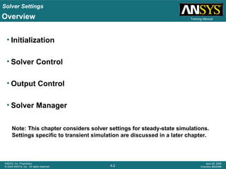 Cfx12 04 solver | PPT | Web Development | Internet