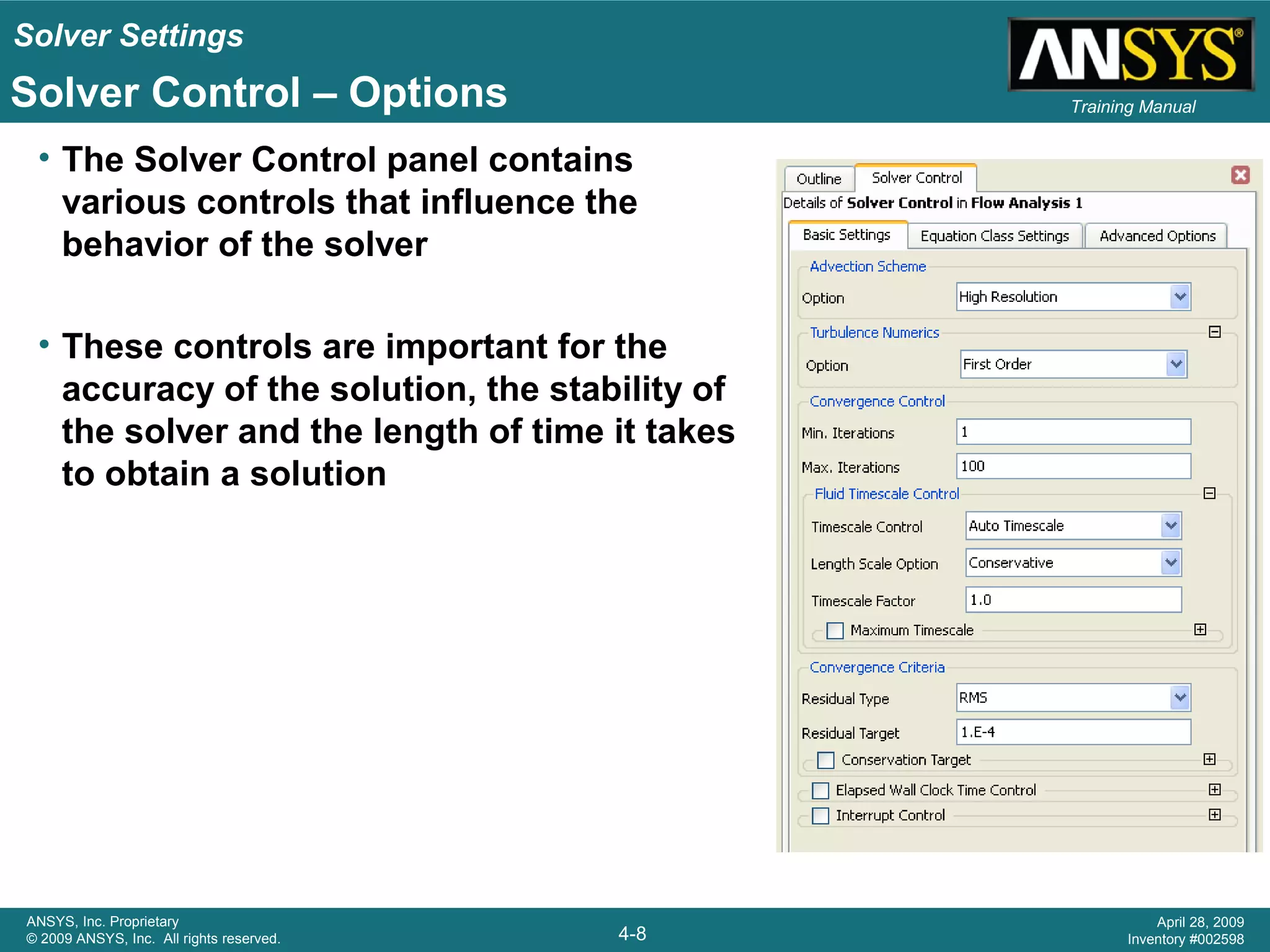 Cfx12 04 solver | PPT