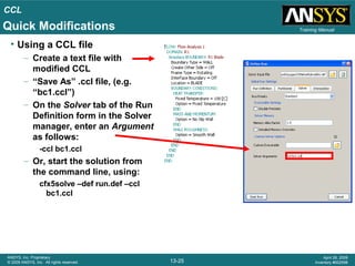 Cfx12 13 ccl_out_file | PPT