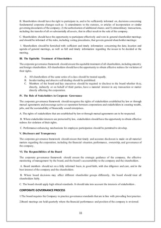 Corporate governance notes | DOCX