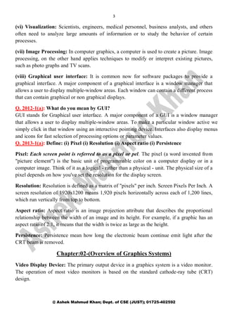 Computer Graphics | PDF