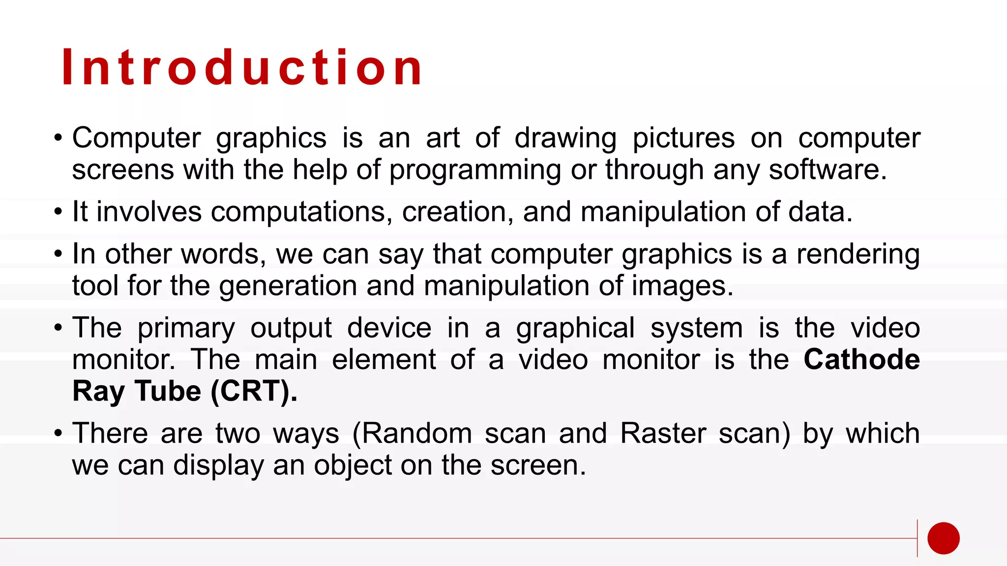 Basics of Computer Graphics | PPTX | Computer Animation | Computer Software and Applications