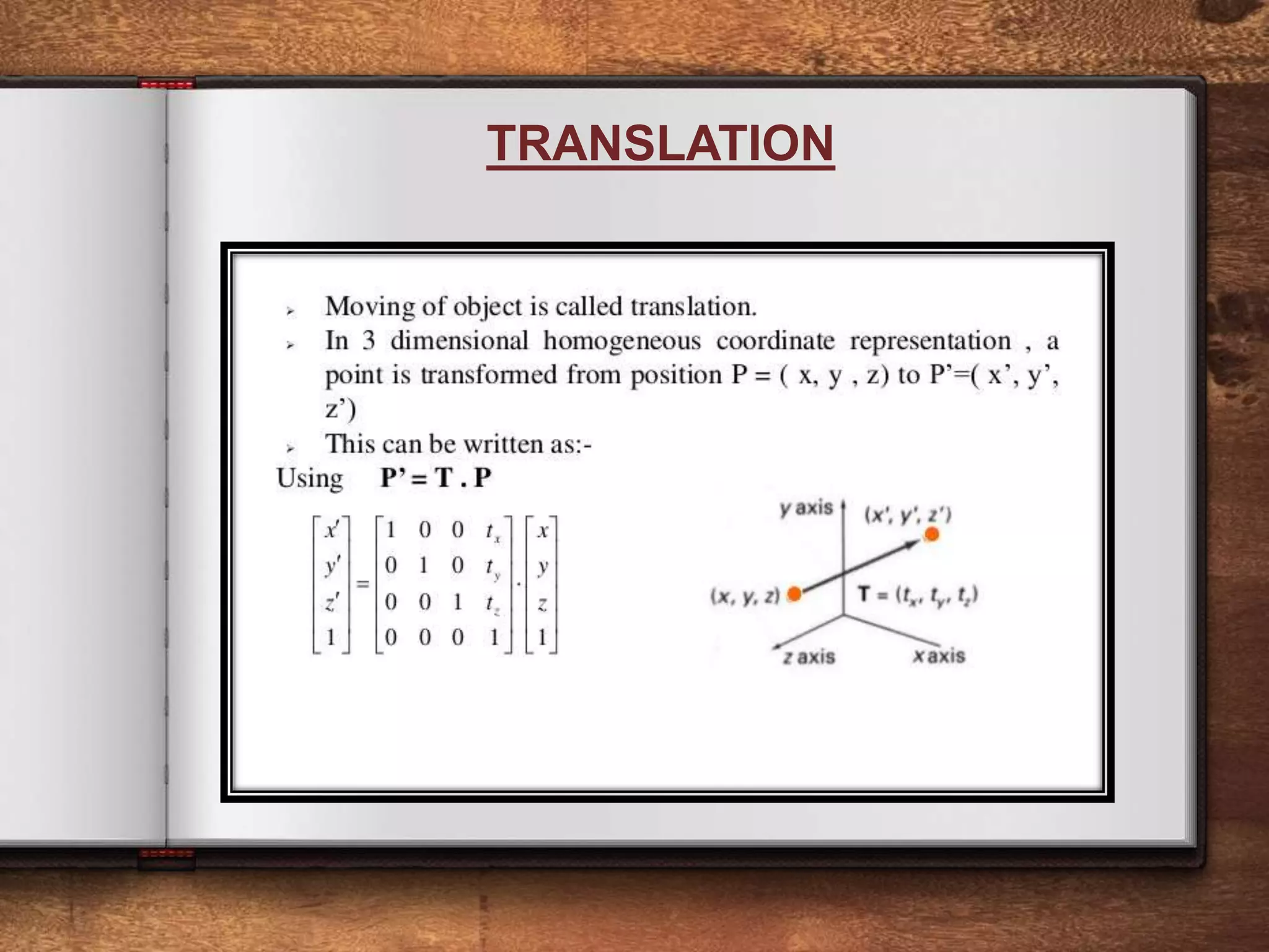 Homogeneous Co Ordinates In Computer Graphics Ppt Pptx