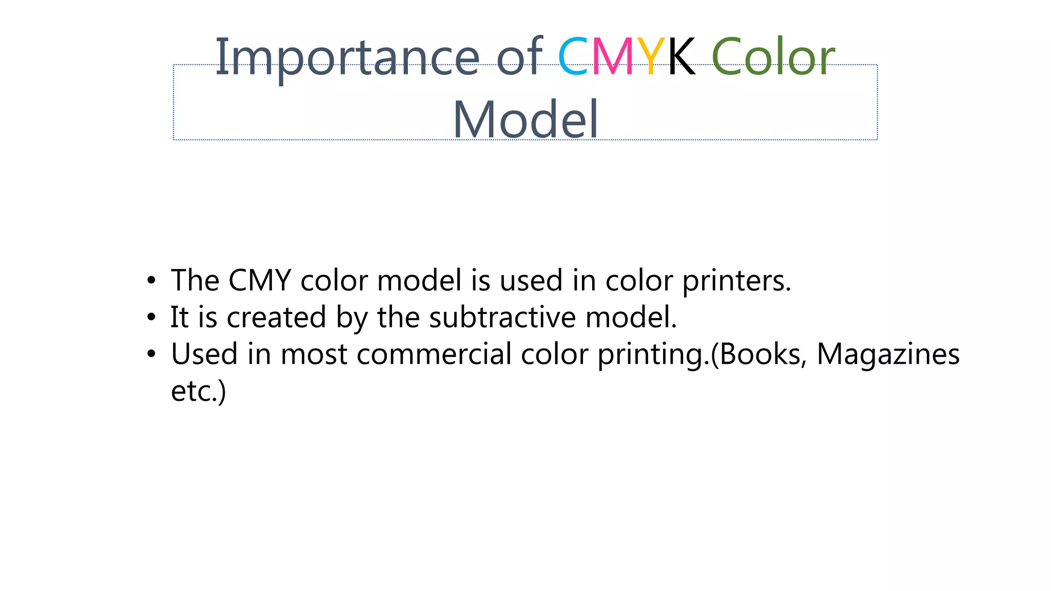 RGB & CMYK Color Model | PPTX