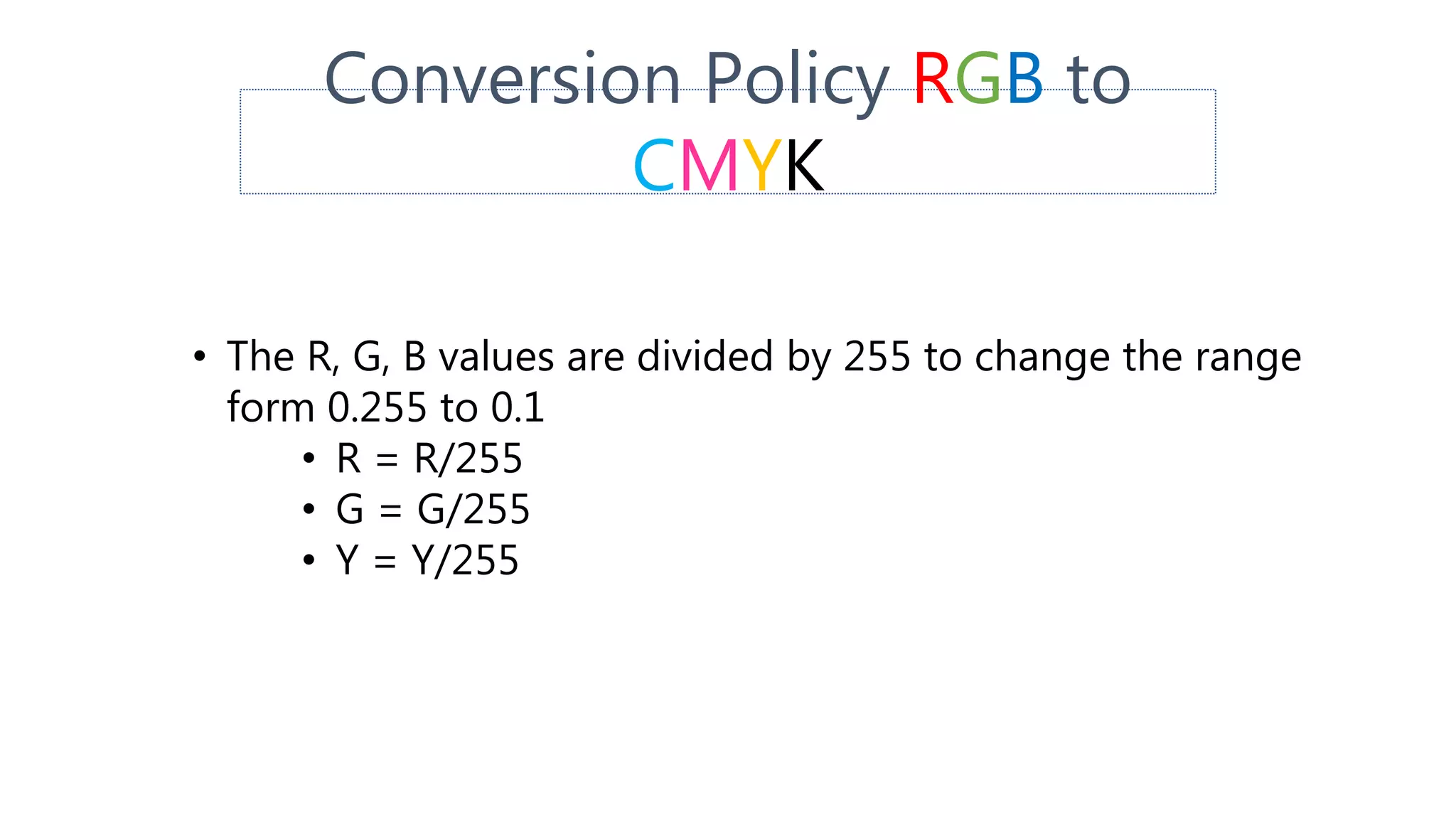 RGB & CMYK Color Model | PPTX