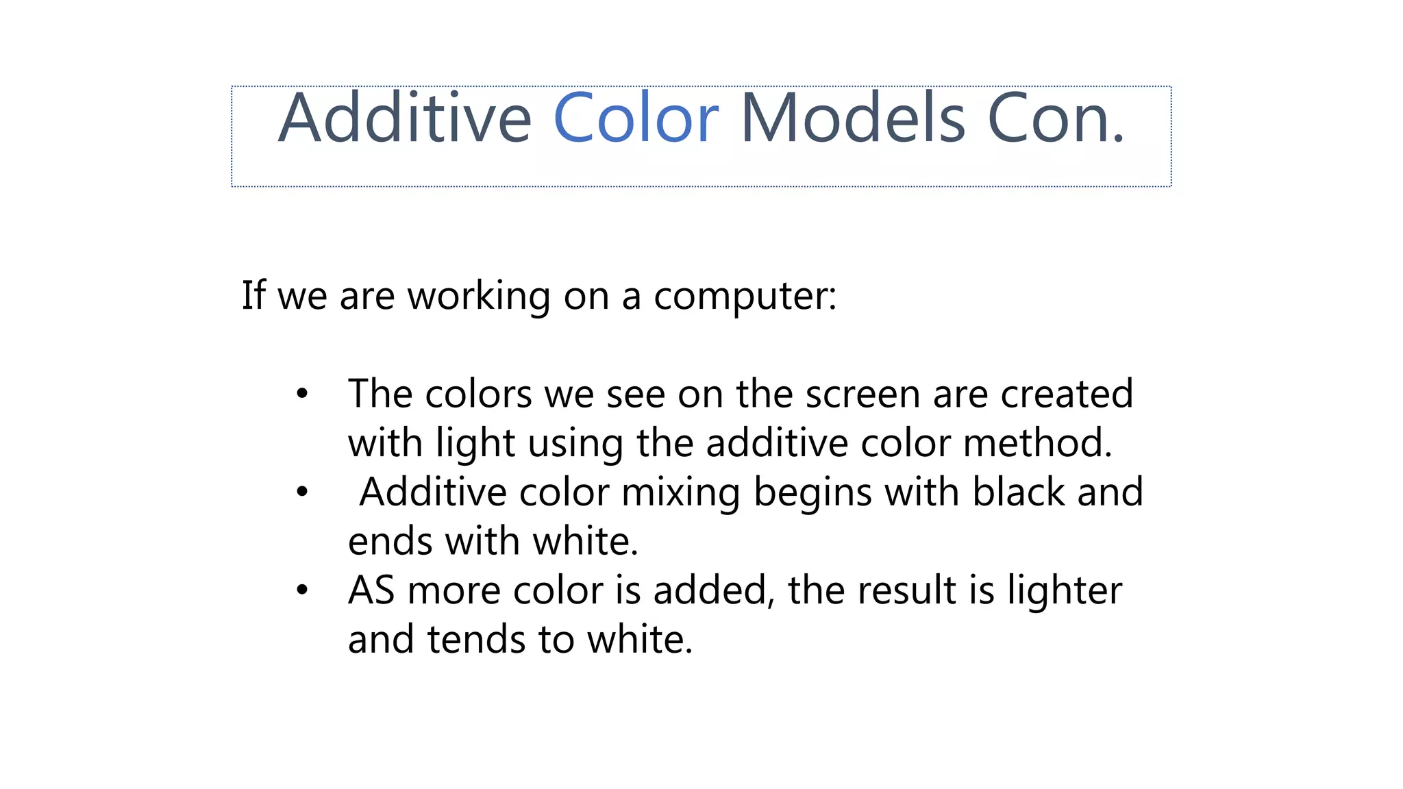 RGB & CMYK Color Model | PPTX