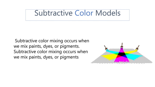 RGB & CMYK Color Model | PPTX | Graphics Software | Computer Software and Applications