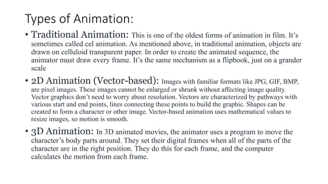 Animation in Computer Graphics | PPTX