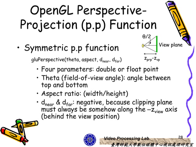 CG OpenGL 3D viewing-course 7 | PDF | 3-D Graphics | Computer Software and Applications