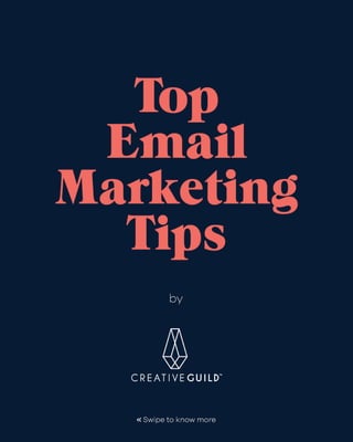Email Marketing Top Tips | PDF | Email | Internet