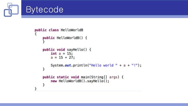 Byte code manipulation and instrumentalization in Java Byte code manipulation and instrumentalization in Java