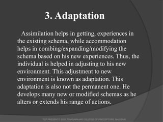 JEAN PIAGET'S THEORY OF COGNITIVE DEVELOPMENT | PPT