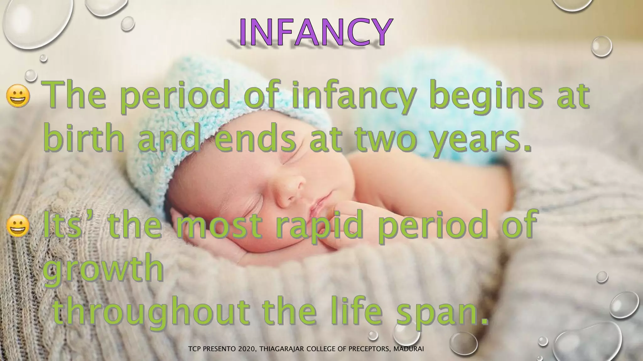 DIMENSIONS OF DEVELOPMENT DURING INFANCY | PPTX