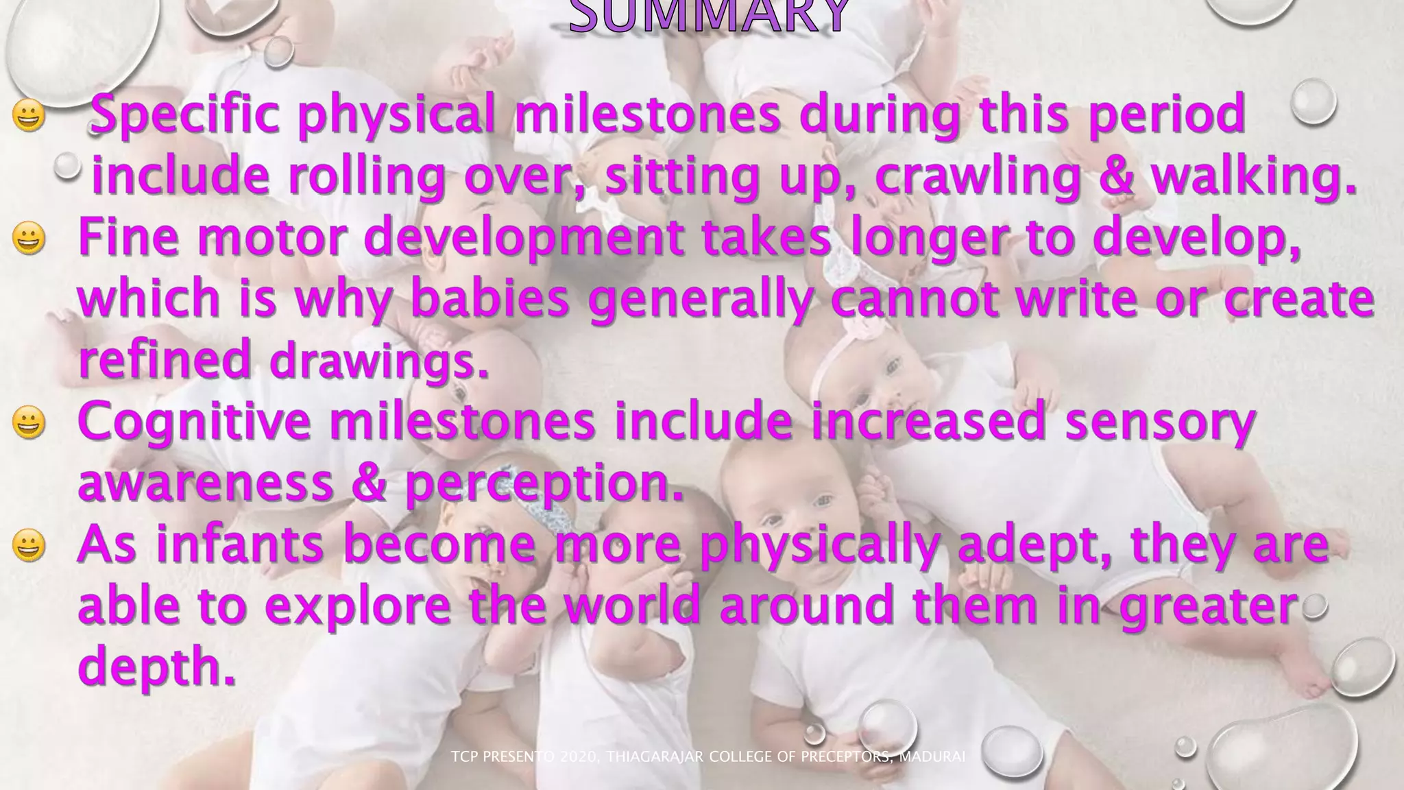 DIMENSIONS OF DEVELOPMENT DURING INFANCY | PPTX