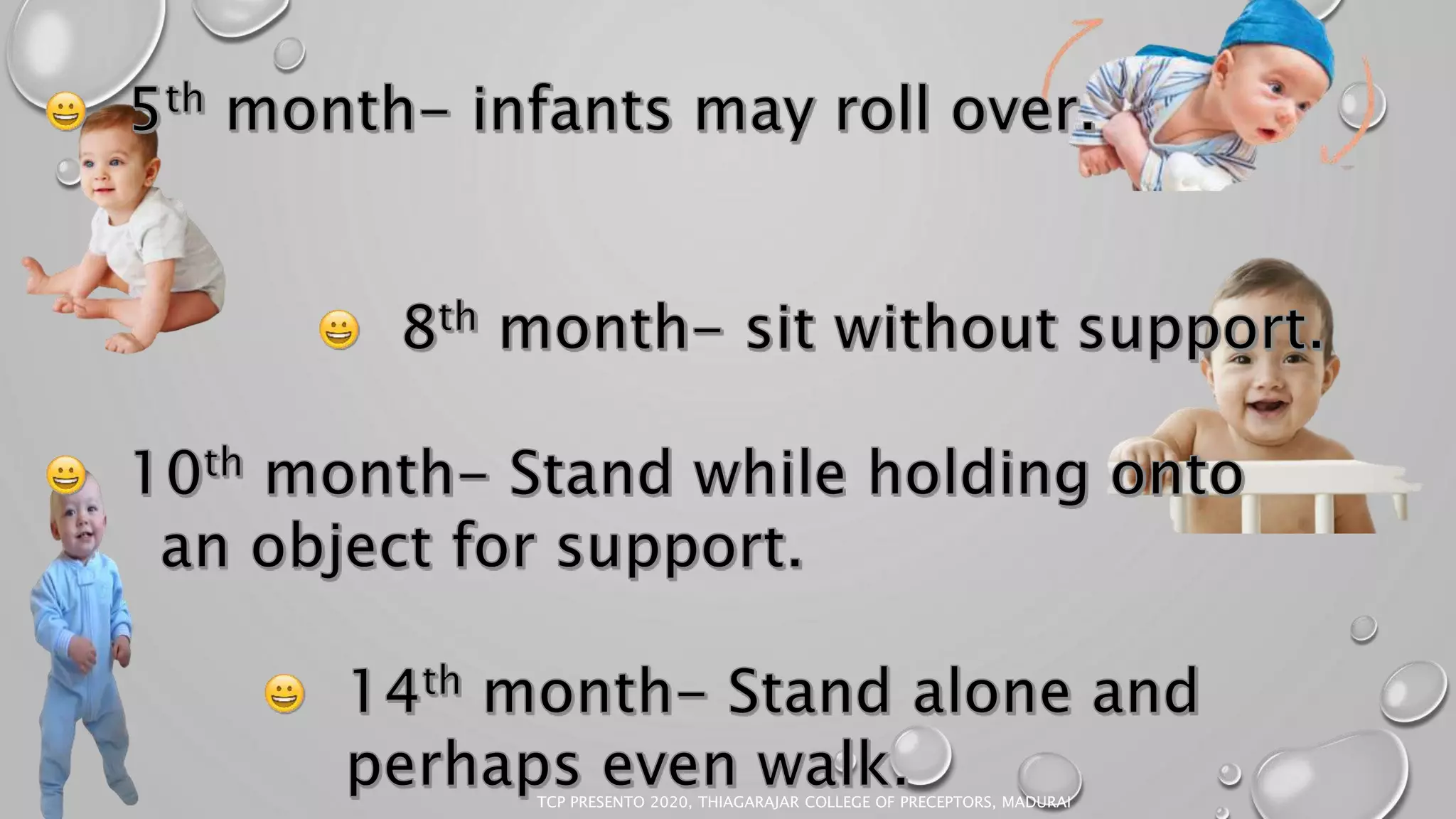 DIMENSIONS OF DEVELOPMENT DURING INFANCY | PPTX