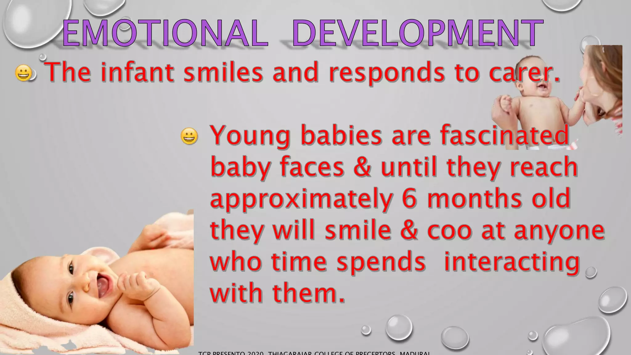 DIMENSIONS OF DEVELOPMENT DURING INFANCY | PPTX