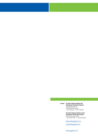 Cg distribution-transformers | PDF