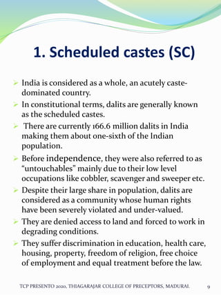 EDUCATION FOR SOCIALLY DEPRIVED | PPTX