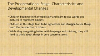 JEAN PIAGET'S THEORY OF COGNITIVE DEVELOPMENT | PPTX