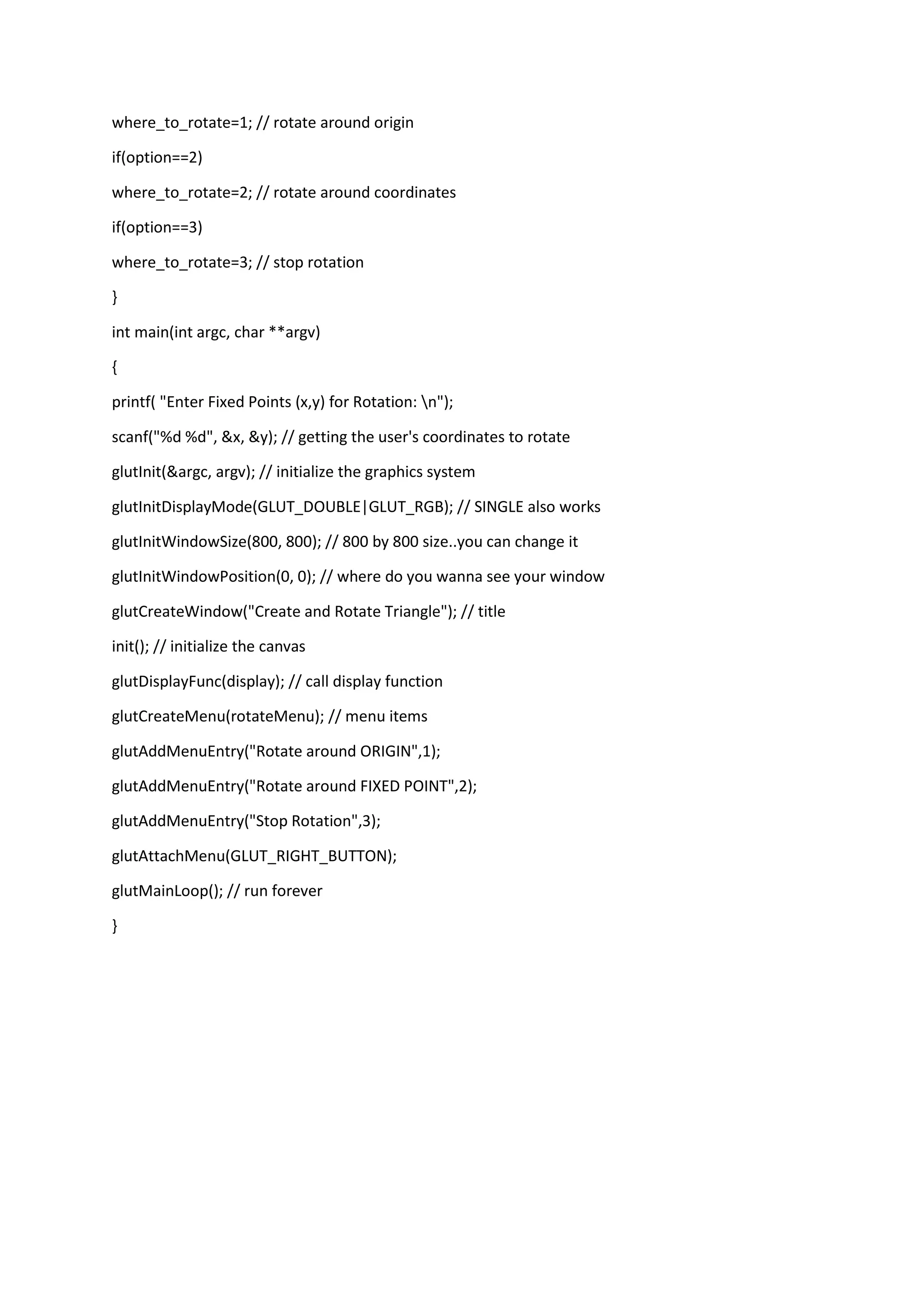 computer graphics opengl programs for cse students | DOCX