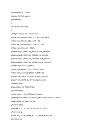 computer graphics opengl programs for cse students | DOCX