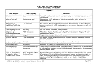 Cg personal development | PDF