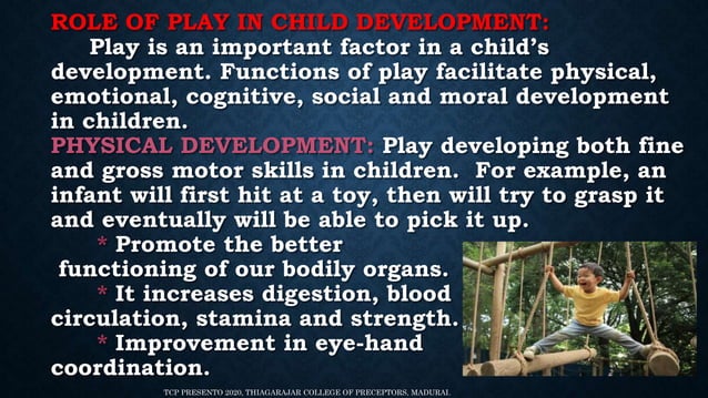 PLAY AND CHILD DEVELOPMENT | PPTX