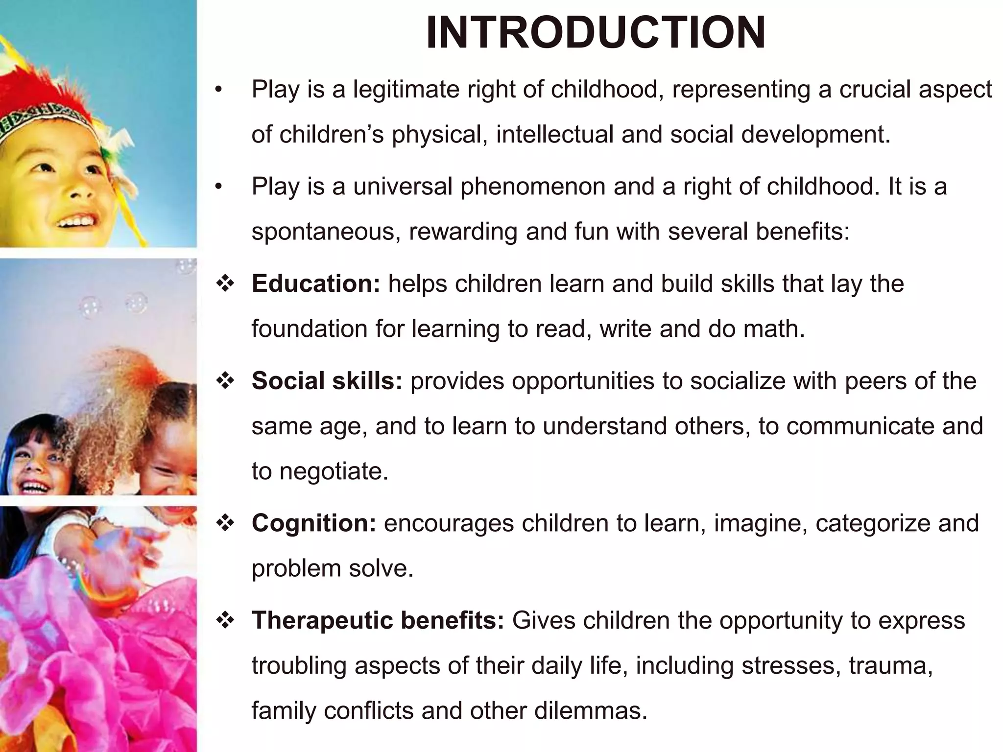 PLAY AND CHILD DEVELOPMENT | PPT