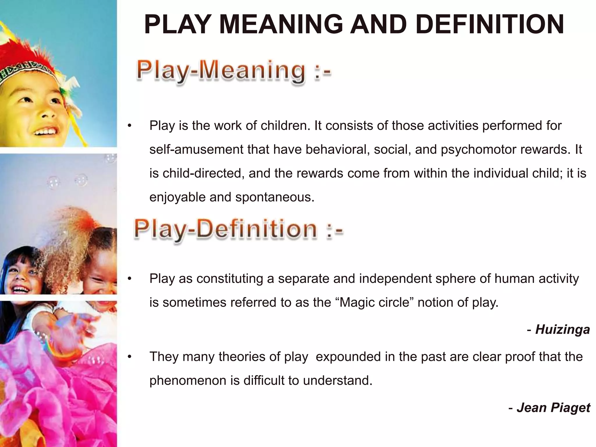 PLAY AND CHILD DEVELOPMENT | PPT
