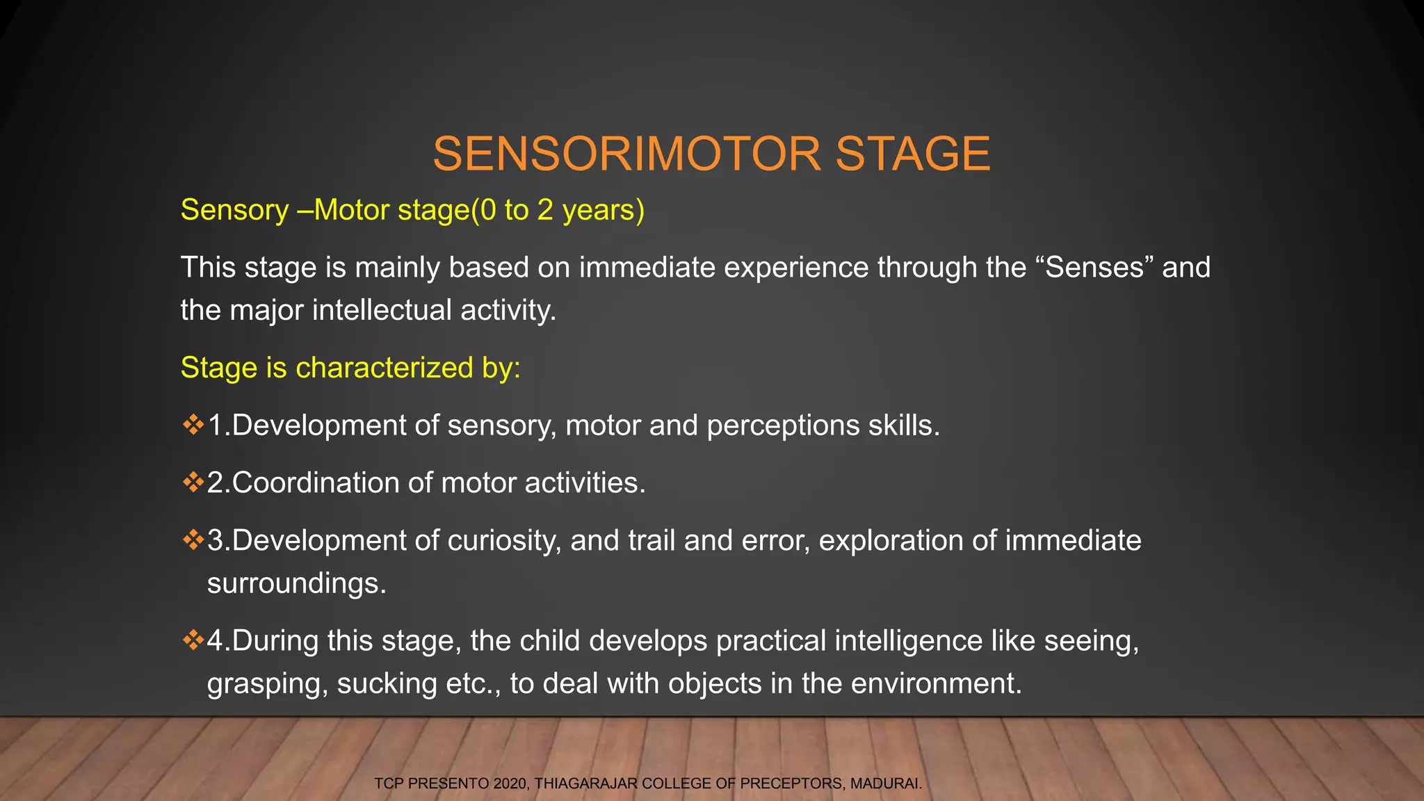 STAGES AND DIMENSIONS OF CHILD GROWTH AND DEVELOPMENT WITH SPECIAL ...