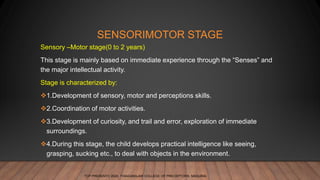 STAGES AND DIMENSIONS OF CHILD GROWTH AND DEVELOPMENT WITH SPECIAL ...