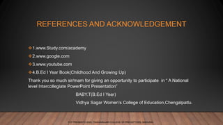 STAGES AND DIMENSIONS OF CHILD GROWTH AND DEVELOPMENT WITH SPECIAL ...