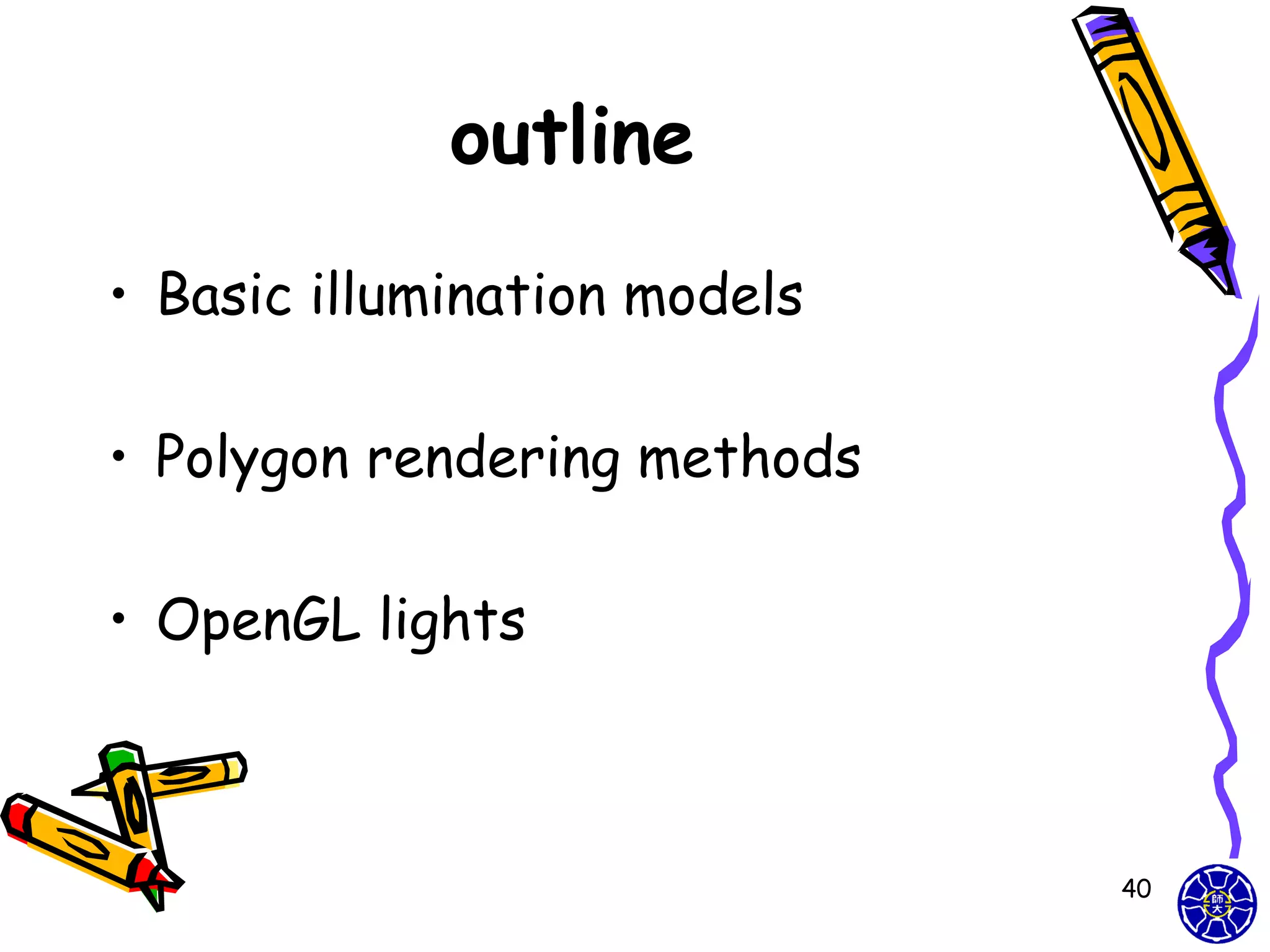Cg Opengl Surface Detectionilluminationrendering Models Course 9 Pdf